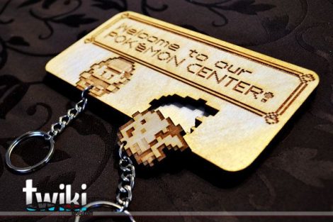 Porte-clés mural Pokémon Center avec Pikachu et Sasha